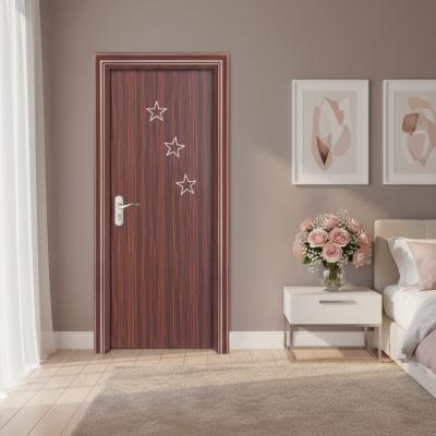 China Customizable WPC Moisture Resistant Interior Door with Superior Strength Stability and Energy Efficiency for sale