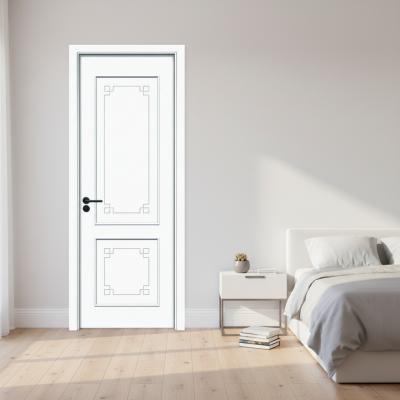 China Moisture Resistant Soundproof WPC Hollow Door with Customizable Surface Treatments for Modern Interiors for sale