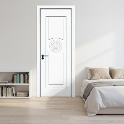 China Painting WPC Door environmentally friendly interior door with soundproof design moisture resistance and customizable surface treatments for sale