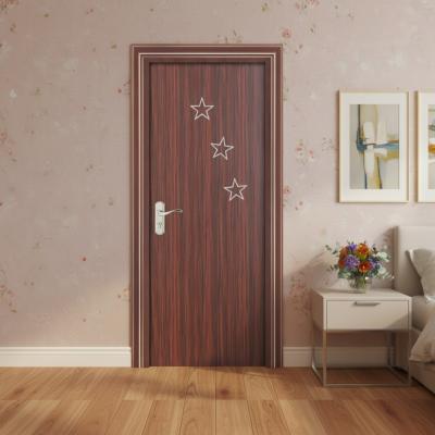 China Termite Proof and Soundproof WPC Hollow Door with Heat Insulation for Modern Interiors for sale