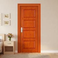 China Painting WPC Door modern composite hollow door with durable WPC frame moisture resistant construction and soundproofing for interior for sale