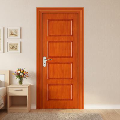 China Painting WPC Door modern composite hollow door with durable WPC frame moisture resistant construction and soundproofing for interior for sale