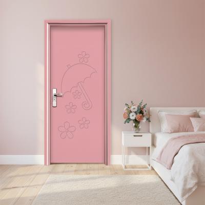 China Customizable WPC Hollow Door with Moisture Resistance Rot Proof Soundproof and Heat Insulation Features for Durable Interior Residential for sale