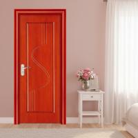 China Painting WPC Door with Moisture Resistant and Soundproof Features Ideal for Modern Interior Spaces and Sustainable Buildings for sale