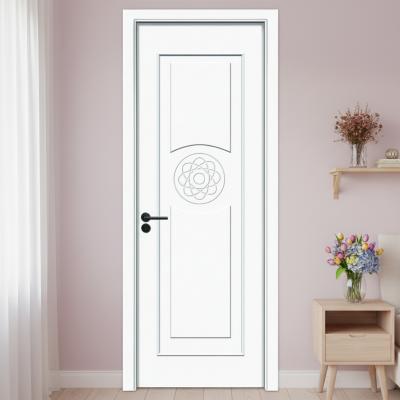 China Moisture Resistant Soundproof Design Heat Insulation Painting WPC Hollow Door for Modern Spaces for sale