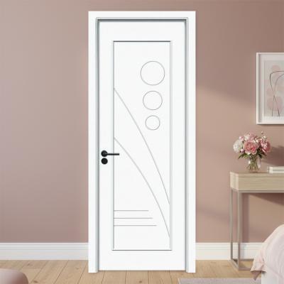China Moisture Resistant WPC Interior Door Hollow Composite Door with Heat Insulation Soundproofing and Mold Termite Rot Resistance for Interior for sale