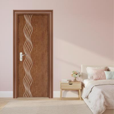 China Composite WPC Hollow Door designed for durability and resistance to moisture humidity and rot perfect for interior residential and commercial for sale
