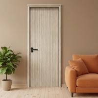 China High Durability WPC Hollow Door Soundproof Termite Proof Material Excellent Heat Insulation and Privacy Designed with Over 100 Surface Colors for sale