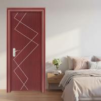 China Soundproof Moisture Resistant WPC Hollow Door with Heat Insulation for Residential and Commercial Use for sale