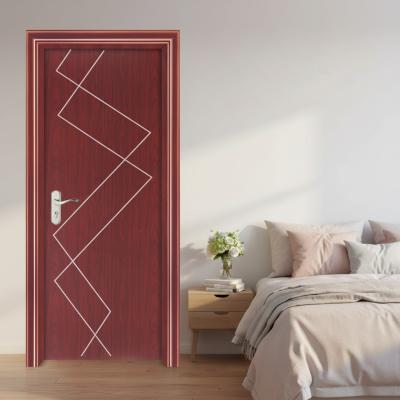 China Soundproof Moisture Resistant WPC Hollow Door with Heat Insulation for Residential and Commercial Use for sale
