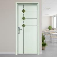 China Soundproof Moisture Resistant WPC Glass Door - Easy to Install Composite Hollow Door for Modern Interiors for sale