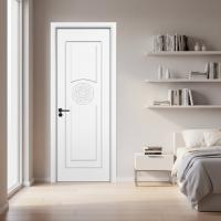 China Painting WPC Door Featuring Excellent Heat Insulation and Moisture Resistance Suitable for Various Interior Applications for sale