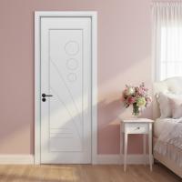 China Painting WPC Door Featuring Excellent Heat Insulation and Moisture Resistance Suitable for Various Interior Applications for sale