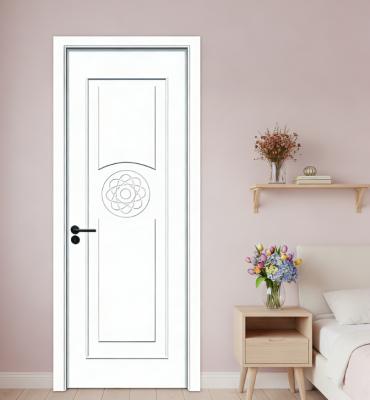 China Painting WPC Door durable moisture resistant interior door with excellent heat insulation and soundproof eco-friendly for modern spaces for sale