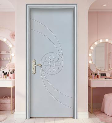 China Moisture Resistant and Soundproof Painting WPC Hollow Door with Customizable Surface Options for sale
