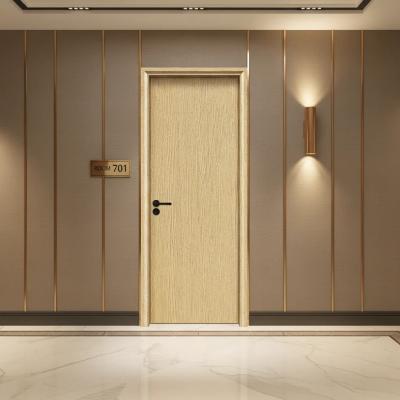 China Soundproof WPC Hollow Door with Excellent Heat Insulation Termite Proof Maintenance Free and Environmentally Friendly Construction for sale