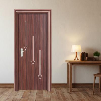 China Moisture Resistant Painting WPC Door with Low Maintenance and High Durability Ideal for Interior Residential Spaces for sale