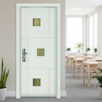 China Durable and Low Maintenance WPC Interior Door with Soundproof Heat Insulation and Custom Embossed Smooth or Special Finishes for sale