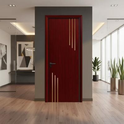China WPC Hollow Door Composite Door with Low Maintenance and High Durability Suitable for Residential and Commercial Interior for sale