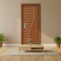 China Durable WPC Interior Door Hollow Composite Door with Superior Strength Moisture Resistance and Energy Heat Insulation for sale