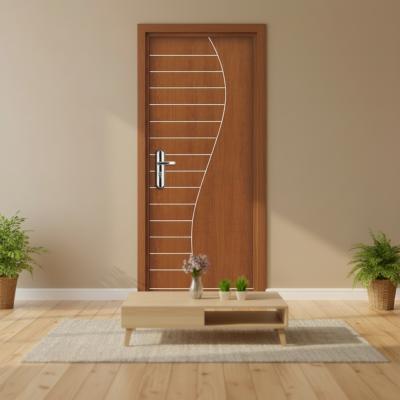 China Energy WPC Interior Door Hollow Composite Design Providing Moisture Resistance and Superior Strength for Modern Interior Applications for sale