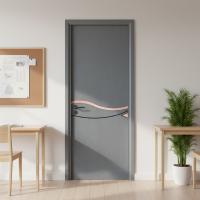 China Energy Hollow WPC Interior Door Constructed with Composite Material Providing Long Lasting Strength and Moisture Resistance for sale