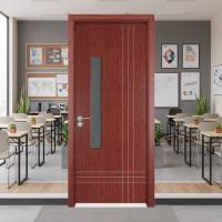 China WPC Glass Door Composite Hollow Door Designed for Long Lasting Durability with Soundproof and Heat Insulation Properties for sale