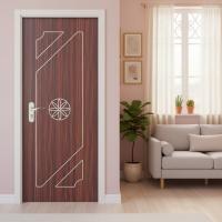 China Moisture Resistant WPC Interior Door Hollow Composite Door with Heat Insulation for Residential and Commercial Interior for sale