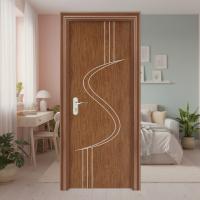 China Moisture Resistant WPC Interior Door Hollow Composite Door with Heat Insulation for Residential and Commercial Interior for sale