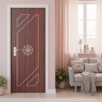 China Durable WPC Interior Door hollow composite design with moisture resistance heat insulation and modern style for residential commercial for sale