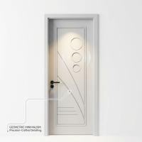 China 20000 Pieces Per Month WPC Plain Door Waterproof Designed with PVC Film Surface Finish Offering Performance and Attractive Finish for sale