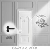 China 100 Percent Waterproof WPC Plain Door for Guinea Incorporating Fire Retardant and Waterproof Effect Enhancing Structural Integrity for sale
