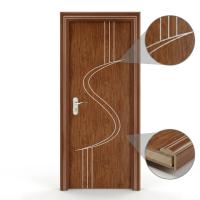 China 100 Percent Waterproof WPC Plain Door for Senegal Featuring PVC Film Surfacefinish Ensuring Longevity and Minimal Upkeep for sale