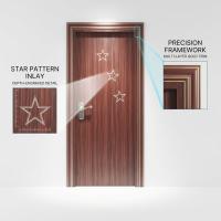 China Interior WPC Plain Door Fire Retardant Waterproof Effect Ideal for Residential Commercial Hospitality and Office Projects for sale