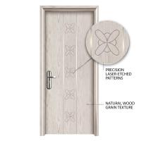 China Outward Opening Direction WPC Plain Door for Algeria Designed Using PVC Film Surfacefinish Combining Durability and Style for sale