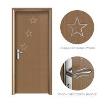 China Smooth Finish Interior Wooden Plastic Door Durable Stylish Modern Design Suitable Commercial Residential Applications for sale