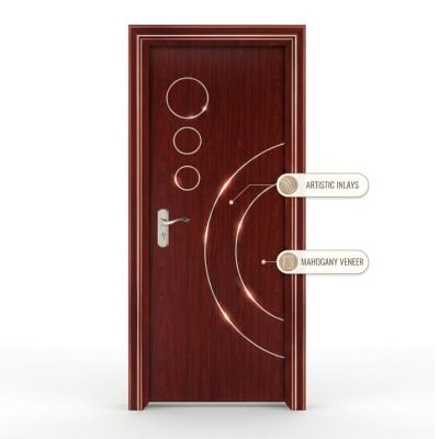 China Hinged Interior Door with WPC Modern Fashion Simple Style Engineered to Meet Demands of Modern Architectural Designs for sale