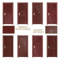 China Hot Weather Interior WPC Door Durable WPC Plastic Material Suitable for Residential Commercial Applications Modern Design for sale