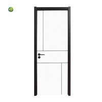 China 35mm Door Leaf Thickness WPC Interior Door Modern Style Fashion Simple Design Ideal for Office and Residential Interiors for sale