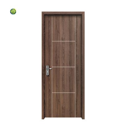 China Moderate To High Fire Resistance Residential WPC Doors featuring Push And Pull Opening Method and Laminate Surface Finish designed for home for sale