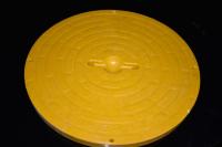 China Civil Engineering Fiberglass Manhole Cover High Corrosion Resistance,Circle Manhole Cover for sale