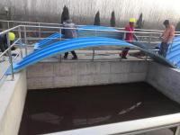 China Fibreglass Reinforced Plastic FRP Hand Lay Up Covers Used In Sewage Treatment Plant for sale