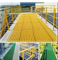 China Extremely Durable FRP Pultruded Tube Used In Sewage Plant Weather Proof for sale
