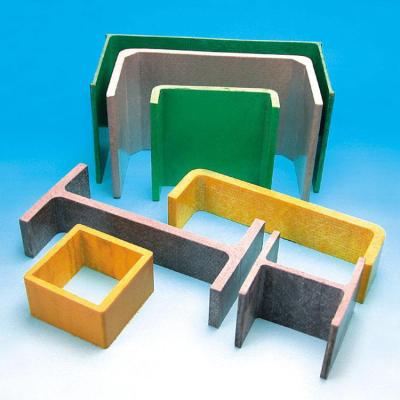 China Corrosion Resistance Yellow FRP Structural Profiles Extremel Durability for Easy Install for sale