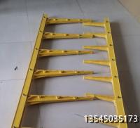 China Light Weight FRP Pultruded Profiles Fiberglass Bracket Acid Resistance,Yellow Fiberglass Cable bracket for sale