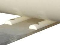 China Half Round Semicircle Pultruded Fiberglass Rod Stock Chemical Resistance for sale