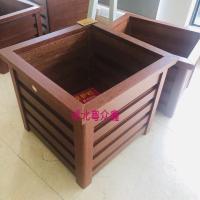 China Wood Imitated FRP Pultruded Tube Supporting DIY Assembly Corrosion Resistance for sale