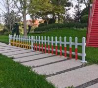 China Wide Gap Fiberglass Reinforced Plastic Garden Lawn Fencing Weather Proof for sale