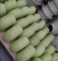 China large FRP Hand Lay Up Handmade fiberglass  elbows for Water Discharge for sale