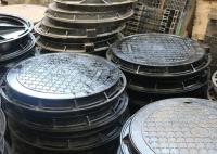 China Load Rating A15 Fiberglass Manhole Cover FRP Recessed Cover 25Mm,Frp composite resin manhole cover for sale